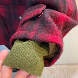 Woolrich | Jackets & Coats | Vintage Rare 94s Woolrich Red Plaid Hooded ...